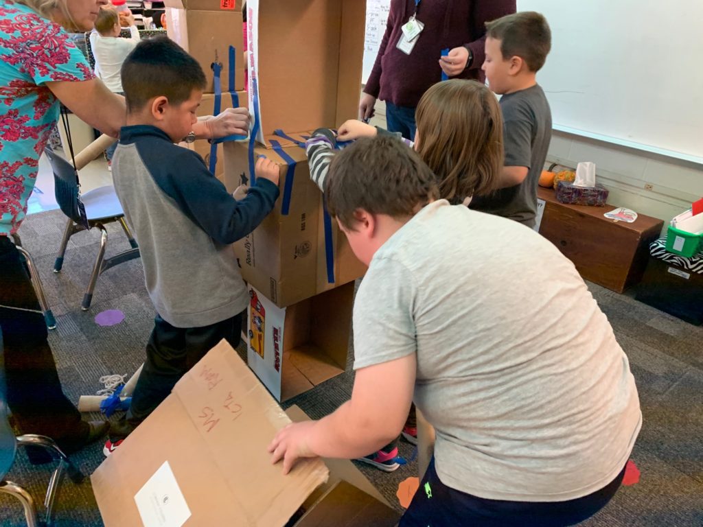 Building "Turkey Traps" for the Season | Ichabod Crane Central School ...