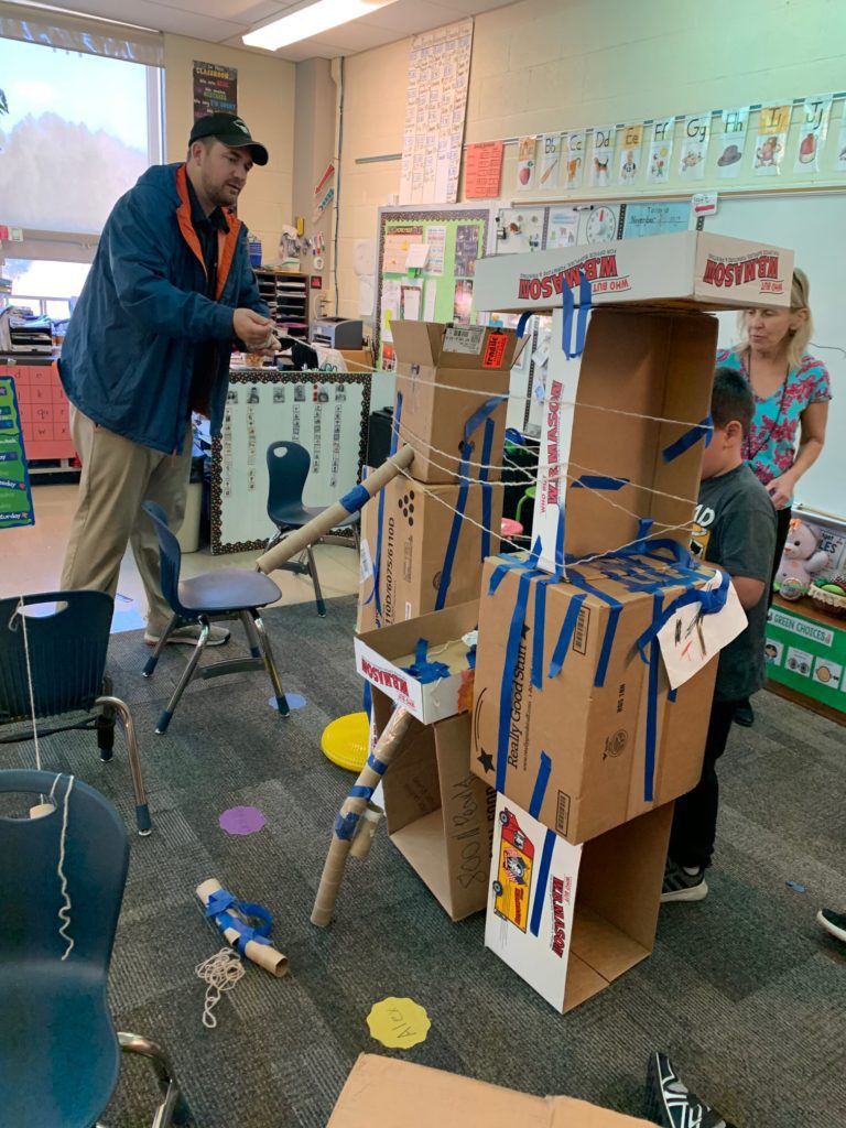 Building "Turkey Traps" for the Season | Ichabod Crane Central School ...