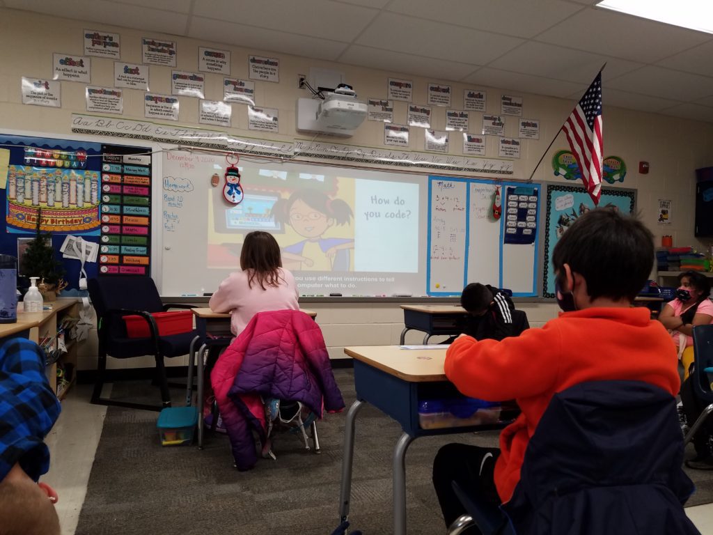 Picture Demystifying Coding During The Hour Of Code Ichabod Crane Central School District 
