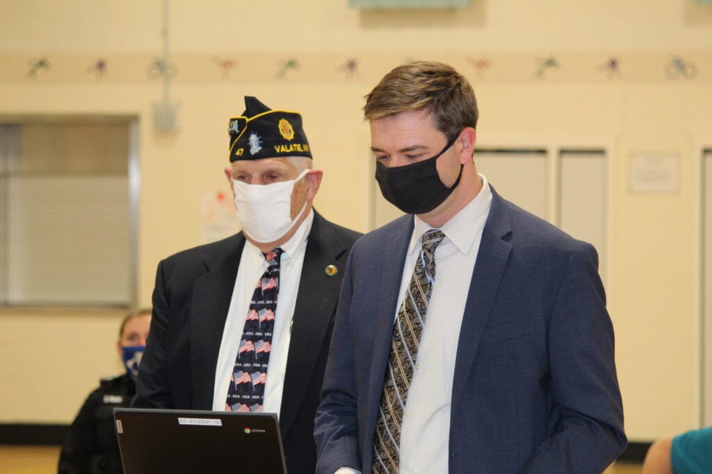 Ichabod Confers Diplomas to Veterans, Presented w/ Plaque of ...