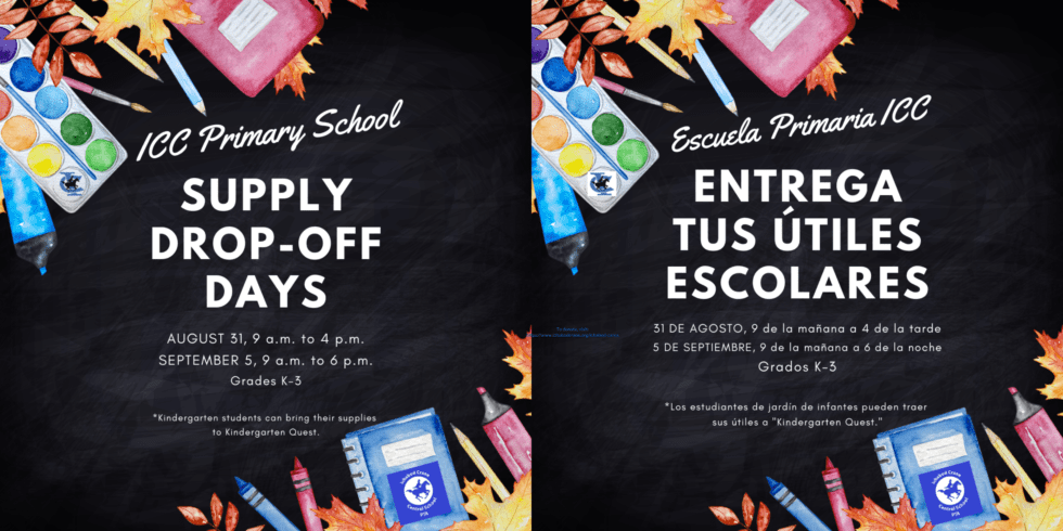 Upcoming Primary School Supply Drop-Off Days | Ichabod Crane Central ...
